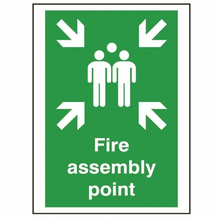 Fire Assembly Sign - Pat O Brien Safety