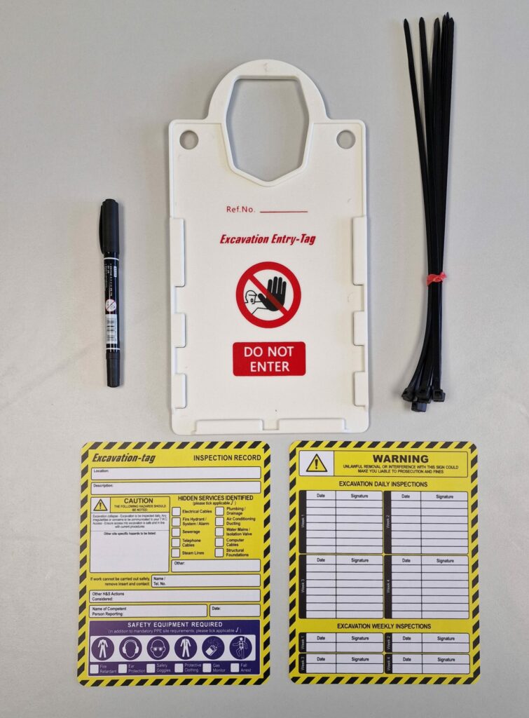 Excavation Tag Kit - Pat O Brien Safety - Ireland