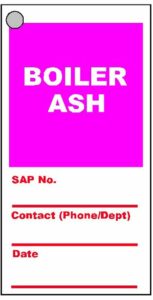 Boiler Ash | Safety Tags Multipack | Safety Tagging Systems